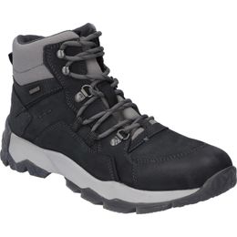 Josef Seibel Herren Stiefelette "Philipp 50, schwarz-kombi", Gr. 42, schwarz, Obermaterial: 80% Rindsleder Leather cow. 20% Textilmaterial TEXMAT.,