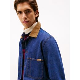 Tommy Hilfiger Herren Jeansjacke "CHORE JACKET"lincoln indigo, Gr. L, Denim/Jeans, Obermaterial: 100% Baumwolle, Jacken, Freizeitjacke,