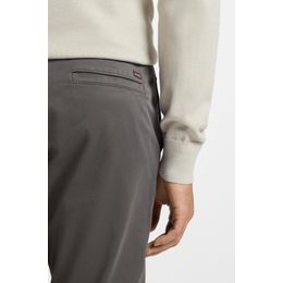 BOSS Orange Herren Chinohose "Tapered-fit", grau, Gr. 31, unifarben, Web, Obermaterial: 97% Baumwolle, 3% Elasthan, Hosen, Aus komfortabler