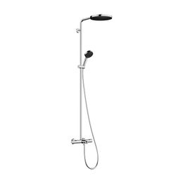 Hansgrohe Pulsify S Puro Aufputz-Duschsystem mit Wanneneinlauf, Thermostat, 24232000,