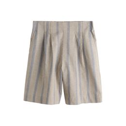 next Shorts 'N. Premium' Damen Gr&ouml;&szlig;e 44 beigemeliert / royalblau / schwarz