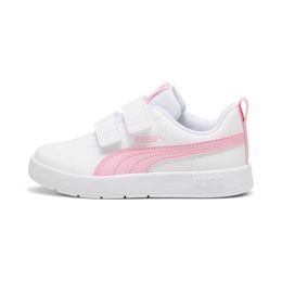 Puma M&auml;dchen Sneaker "COURTFLEX V3 V PS", Gr. 31, pink, Synthetik, Schuhe, f&uuml;r vielseitige Aktivit&auml;ten, mit Textil-Innenfutter