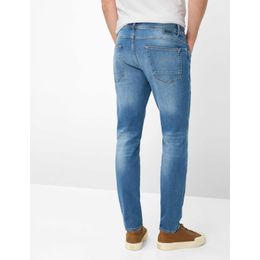 Brax Herren 5-Pocket-Jeans "Style CHRIS", blau, Gr. 38, Denim/Jeans, 73% Baumwolle, 19% Lyocell, 6% Elastomultiester, 2% Elasthan, Jeans