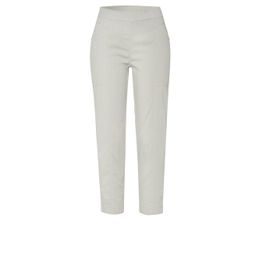 Toni Damen Stoffhose "Sue Joggpants 7/8"sand, Gr. 40, unifarben, Web, Obermaterial: 77% Baumwolle, 20% Polyamid, 3% Elasthan, Hosen, mit Stretch