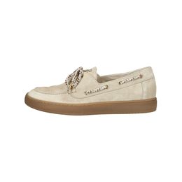 Paul Green Damen Bootsschuh "Paul Green Halbschuhe Veloursleder", Gr. 39, beige, Veloursleder, Schuhe