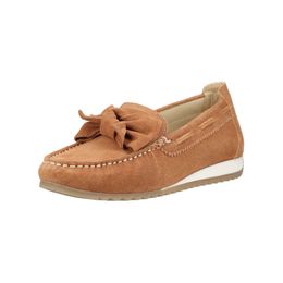 Ara Damen Mokassin "Ara Slipper Leder", Gr. 39, braun, Leder, Schuhe