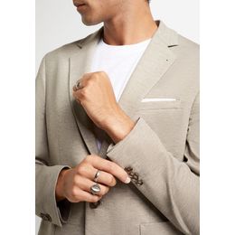 Cinque Herren Anzugsakko "CIDATI", beige, Gr. 46, Obermaterial: 79% Polyester, 15% Viskose, 6% Elasthan, Sakkos, mit modischer Struktur