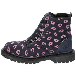 Lico M&auml;dchen Winterstiefel "Trendstiefel Malati", Gr. 37, blau, Veloursleder, Schuhe