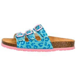 Lico M&auml;dchen Hausschuh "Pantolette Bioline Kids", Gr. 42, blau, Synthetik, Schuhe