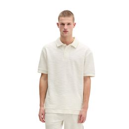 Marc O'Polo MARC O'POLO Herren Poloshirt "aus weichem Boucl&eacute;-Jersey", wei&szlig;, Gr. L, unifarben, Obermaterial: 64% Baumwolle, 36% Polyester, Shirts