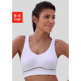 active by Lascana LASCANA ACTIVE Damen Sport-BH, wei&szlig;, Gr&ouml;&szlig;e 95D