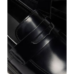 Dr. Martens Damen Slipper "Temara", Gr. 38schwarz, Leder, Schuhe, Blockabsatz, Mokassin, Loafer mit modischem Zierriegel