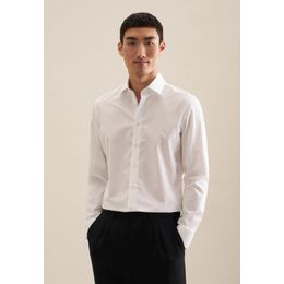 Seidensticker Herren Businesshemd "Slim", wei&szlig;, Gr. 38, unifarben, 100% Baumwolle, Hemden, Slim 1/1 Kentkragen Uni
