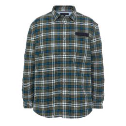 Tommy Hilfiger Herren Outdoorhemd, bunt, Gr. L, kariert, Web, Obermaterial: 100% Baumwolle, Hemden, mit w&auml;rmender Polyesterf&uuml;llung