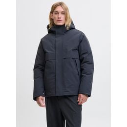 Jack & Jones JACK & JONES Herren Outdoorjacke "JPRCCMOON JACKET SN"schwarz navy, Gr. XS, unifarben, Web, Obermaterial: 100% Polyester, Jacken