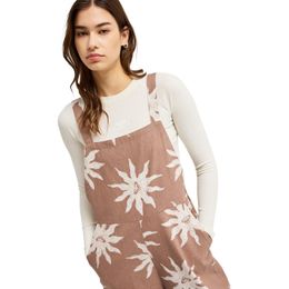 Roxy Damen Jumpsuit "Sweet Note Route", braun, Gr. S, Obermaterial: 100% Baumwolle., Overalls