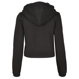 Urban Classics Damen Rundhalspullover "Urban Classics Damen Ladies Contrast Drawstring Hoody", schwarz, Gr. S, unifarben, 65% Baumwolle, 35%