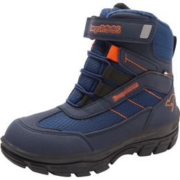 Kangaroos Damen Winterstiefel "K-Leno Denali Roostex", Gr. 28, blau, Synthetik, Textil, Schuhe, Snowboots, Winterboots, Winterschuhe, wasserdicht