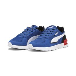 Puma Jungen Sneaker "Graviton Sneakers Jugendliche", Gr. 31, blau, Obermaterial: Textil, Synthetik. Futter: Textil. Innensohle: Textil. Laufsohle: