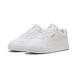 Puma Jungen Sneaker "Caven III Sneakers Jugendliche", Gr. 35,5wei&szlig; jasmine flower rosy outlook pink, Obermaterial: Textil, Synthetik. Futter: Textil.