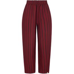 Damen Jerseyhose "Kate Barrel Leg Trousers Damen"rot, Gr. M, Turtledove London, 100% Baumwolle, Hosen