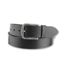 Bernd G&ouml;tz Lederg&uuml;rtel BERND G&Ouml;TZ "Lederg&uuml;rtel im Kassiklook mit XXL-L&auml;nge", Herren, Gr. 120, schwarz, Rindsleder, G&uuml;rtel Lederg&uuml;rtel