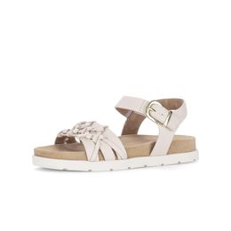 Gabor Damen Riemchensandale "Riemchensandale", Gr. 42creme, Schuhe