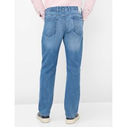 Brax Herren 5-Pocket-Jeans "Style CLINT", blau, Gr. 35, Denim/Jeans, 95% Baumwolle, 4% Elastomultiester, 1% Elasthan, Jeans