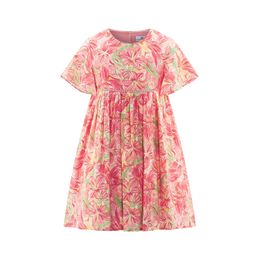 happy girls M&auml;dchen Sommerkleid "M&auml;dchenkleid"pink, Gr. 116, Stoff, 100% Baumwolle, Kleider