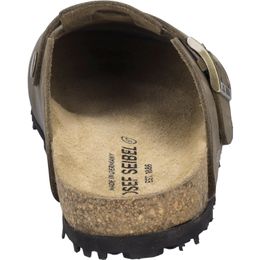 Josef Seibel Damen Clog "Hermine 04, taupe", Gr. 40, grau, Obermaterial: 100% Rindsleder Leather cow., Schuhe