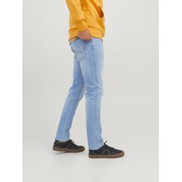 Jack & Jones PlusSize Herren Slim-fit-Jeans "JJIGLENN JJORIGINAL MF 071 NOOS PLS", blau, Gr. 46, JACK & JONES PLUSSIZE, Abriebeffekte, Denim/Jeans, Obermaterial: 76%