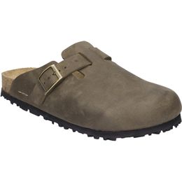 Josef Seibel Damen Clog "Hermine 04, taupe", Gr. 45, grau, Obermaterial: 100% Rindsleder Leather cow., Schuhe