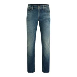 Jack & Jones JACK & JONES Herren Regular-fit-Jeans "JJICLARK mit Used-Look und Stretch f&uuml;r den Alltag", blau, Gr. 36, Denim/Jeans, Obermaterial: 80% Baumwolle,