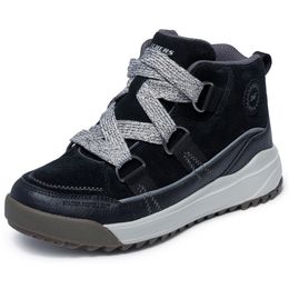Skechers Damen Schn&uuml;rboots "YANA", Gr. 35schwarz, Veloursleder, Schuhe, High Top Sneaker, Schn&uuml;rschuh mit auff&auml;lliger Schn&uuml;rung