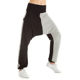 WINSHAPE Damen Haremshose "UNISEX &ldquo;Yin und Yang&rdquo;-Haremshose WH9", schwarz, Gr. XL, 90% Baumwolle, 10% Elasthan, Hosen, Dance-Style