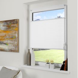 Plissee GOOD LIFE, B:100cm H:150cm, grau, Obermaterial: 100% Polyester, Badezimmer, Plissees, "Ada", Lichtschutz