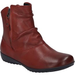 Josef Seibel Damen Stiefelette "Naly 24, carmin", Gr. 38, rot, Obermaterial: 100% Rindsleder Leather cow., Schuhe