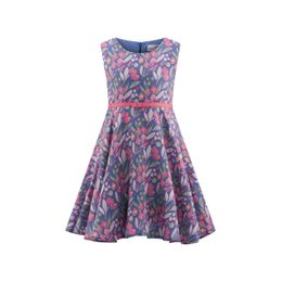 happy girls M&auml;dchen Sommerkleid "M&auml;dchenkleid"blau, Gr. 110, Stoff, 100% Baumwolle, Kleider