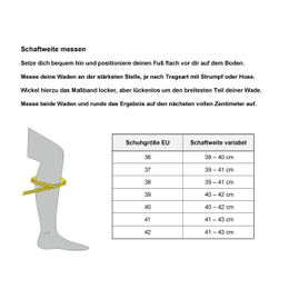 Rieker Damen Rei&szlig;verschlussstiefel, Gr. 39, schwarz, Lederimitat, Schuhe, Langschaftstiefel, Blockabsatz, Vario-Schaft und 2 Rei&szlig;verschl&uuml;ssen