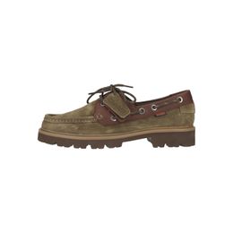 Clarks Herren Schn&uuml;rschuh "Cleyhill Boat", Gr. 40gr&uuml;n, Schuhe, mit markanter XTRALITE-Sohle