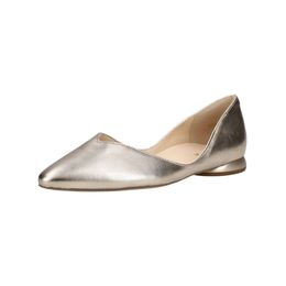 H&ouml;gl H&Ouml;GL Damen Ballerina "H&ouml;gl Ballerinas Leder", Gr. 37,5, silber, Leder, Schuhe