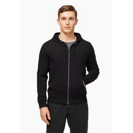 INDICODE Herren Kapuzensweatjacke "INPonto", schwarz, Gr. XL, unifarben, Sweatware, Obermaterial: 60% Baumwolle, 40% Polyester, Sweatjacken