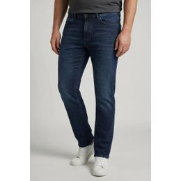 Camel Active Herren 5-Pocket-Jeans "MADISON", blau, Gr. 40, leichte Abriebeffekte, Denim/Jeans, Obermaterial: 92% Baumwolle, 6% Elastomultiester, 2%