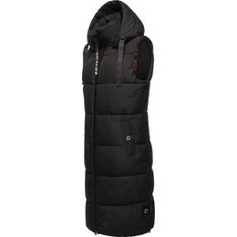 Navahoo Damen Steppweste "Schnuffelchen", schwarz, Gr. S, Oberstoff: 100% Polyester. Futter: 100% Polyester. Wattierung: 100% Polyester, Westen,