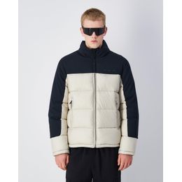 Champion Herren Winterjacke, grau, Gr. XL, Steppware, Obermaterial: 100% Polyamid, Jacken, mit Kapuze, aus Polyamid