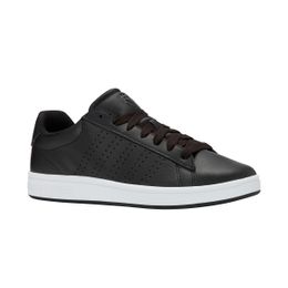 K-Swiss Herren Sneaker "COURT BASE II", Gr. 44, schwarz-wei&szlig;, Leder, Schuhe