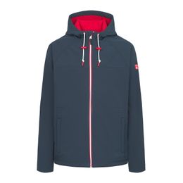 Derbe Herren Softshelljacke "Isleby", blau, Gr. M, Obermaterial: 100% Polyester. Futter: 100% Polyester, Jacken, Wasserabweisend, winddicht,
