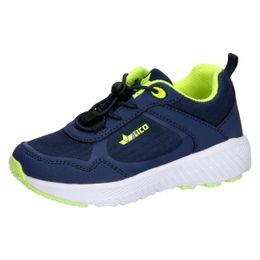 Lico Kinder Sneaker "Freizeitschuh Skylar", Gr. 33, blau, Synthetik, Schuhe