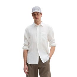 Marc O'Polo MARC O'POLO Herren Leinenhemd, wei&szlig;, Gr. S, Web, Obermaterial: 100% Leinen, Hemden, im klassisch cleanen Look