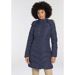 Icepeak Damen Steppmantel "PAIVA", blau, Gr. 48, Obermaterial: 100% Polyester. Futter: 100% Polyester. Wattierung: 100% Polyester, M&auml;ntel, mit